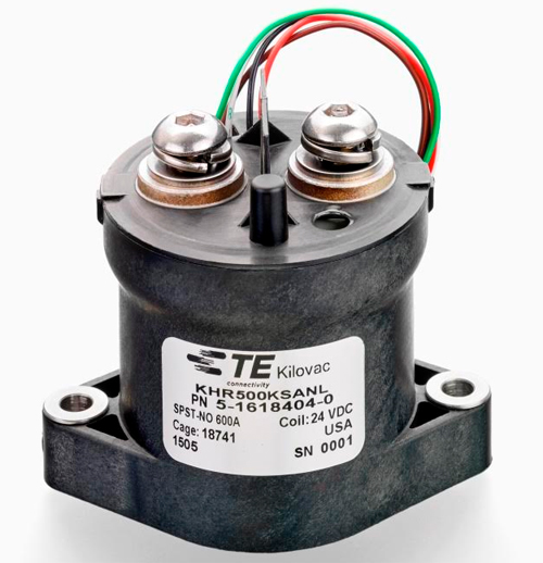 Contactors handle 4 kA in-rush, 600 A continuous