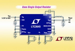 60-V synchronous buck regulator delivers up to 4 A - Power Electronic Tips