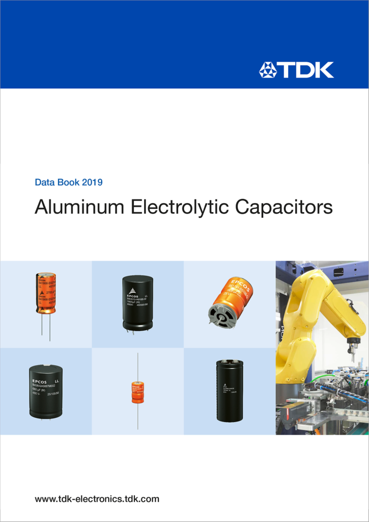 Data book covers aluminum electrolytic capacitors - Electrical ...