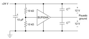 Voltage rail splitters and virtual grounds for batteries and PFCs ...