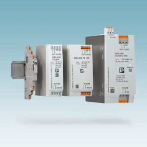 Single-phase line filters sport IP20 protection, DIN-rail mounts ...
