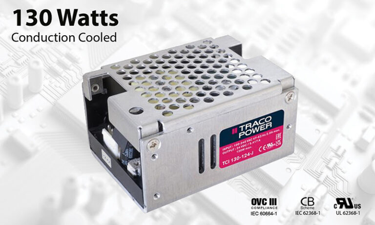 130 W power supply in 2 x 3” conduction-cooled package - Power ...